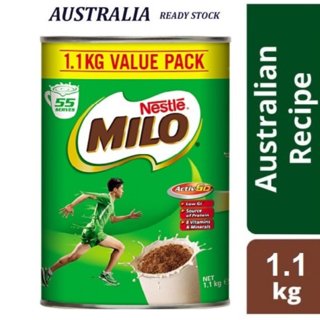 Nestle Australia Milo, Tin, 1.1kg (Assorted) | Shopee Malaysia