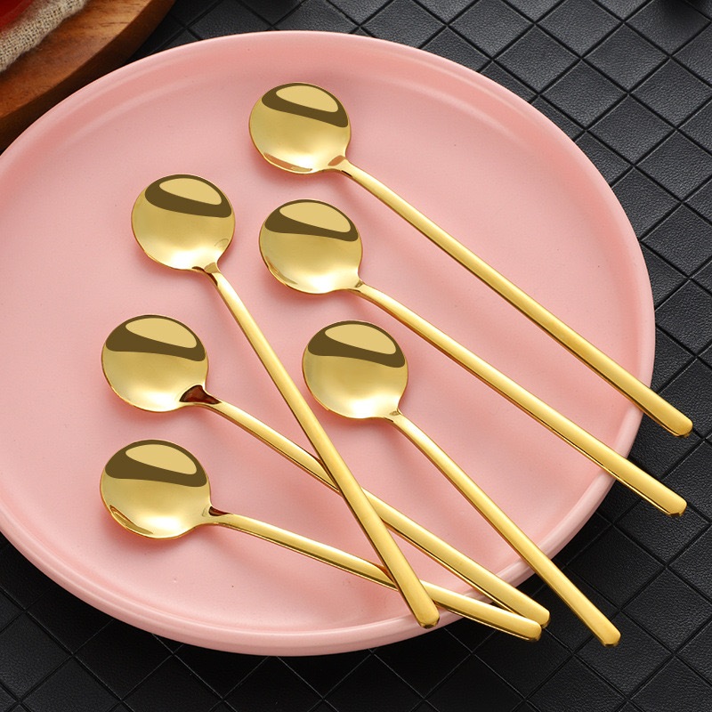 SUS304 Stainless Steel Cute Little Spoon Coffee Spoon Tea Spoon ...