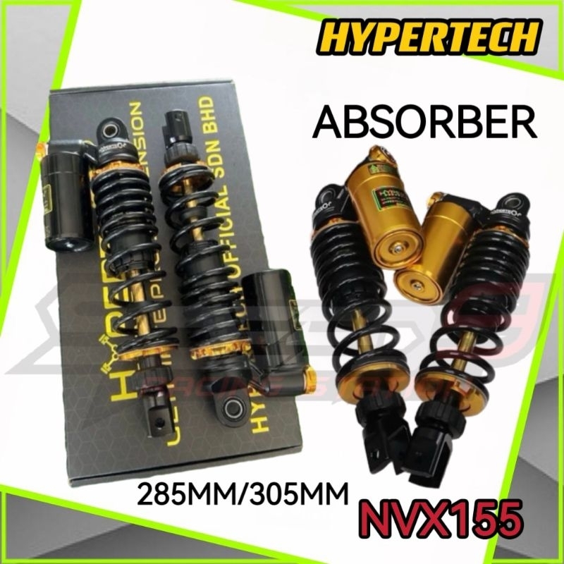 Absorber hypertech 285mm 305MM NVX V1 V2 NVX155 black | Shopee Malaysia