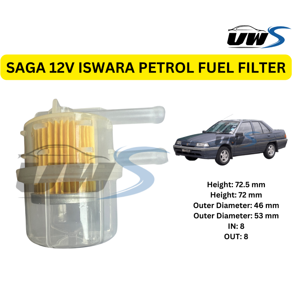 SAGA 12V ISWARA PETROL FUEL FILTER | Shopee Malaysia