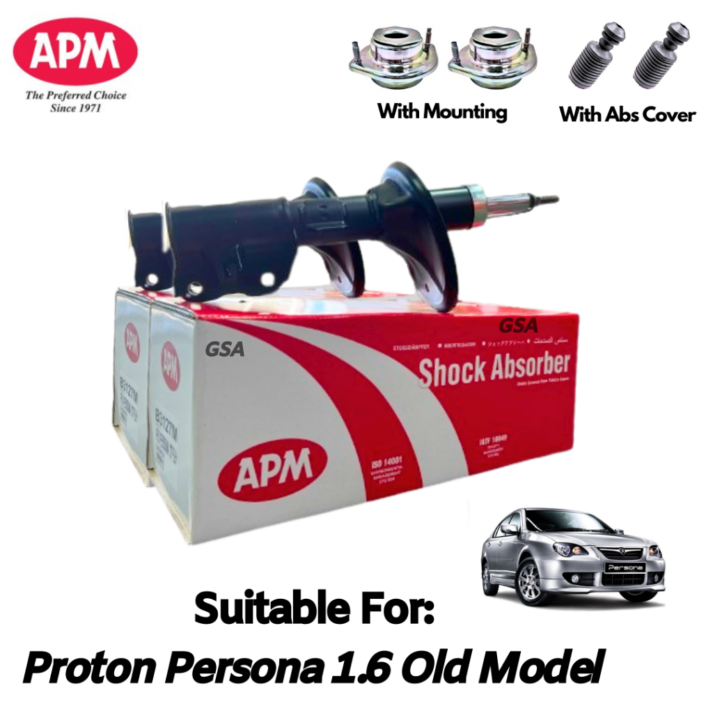 APM Proton Persona 1.6 Old Model & Gen 2 Front (Depan) & Rear (Belakang) Gas Shock Absorber With ...