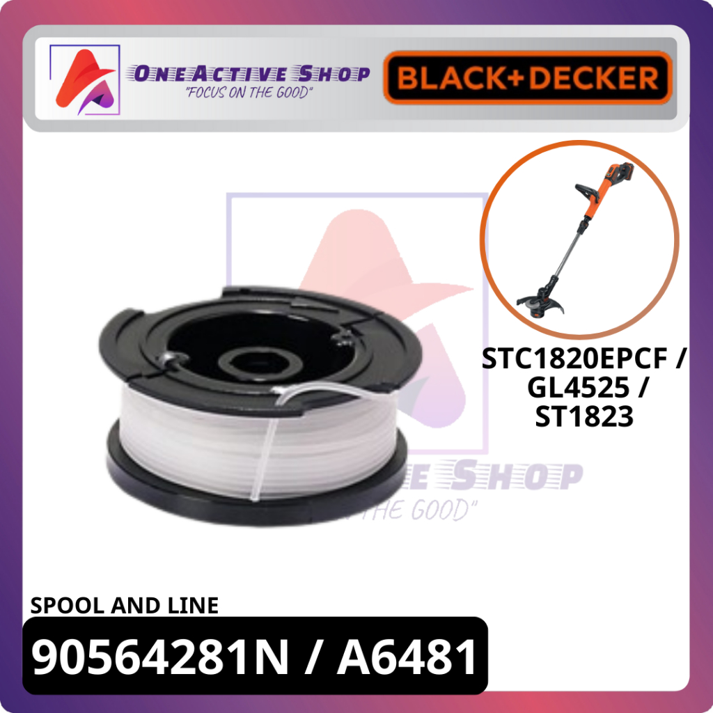 ORIGINAL BLACK & DECKER ACCESSORIES - SPOOL AND LINE A6481 / 90564281N ...