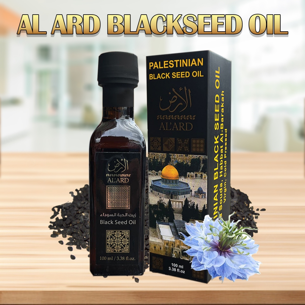 Minyak Habbatus Sauda Perahan Sejuk Al Ard Black Seed Oil Cold Pressed ...