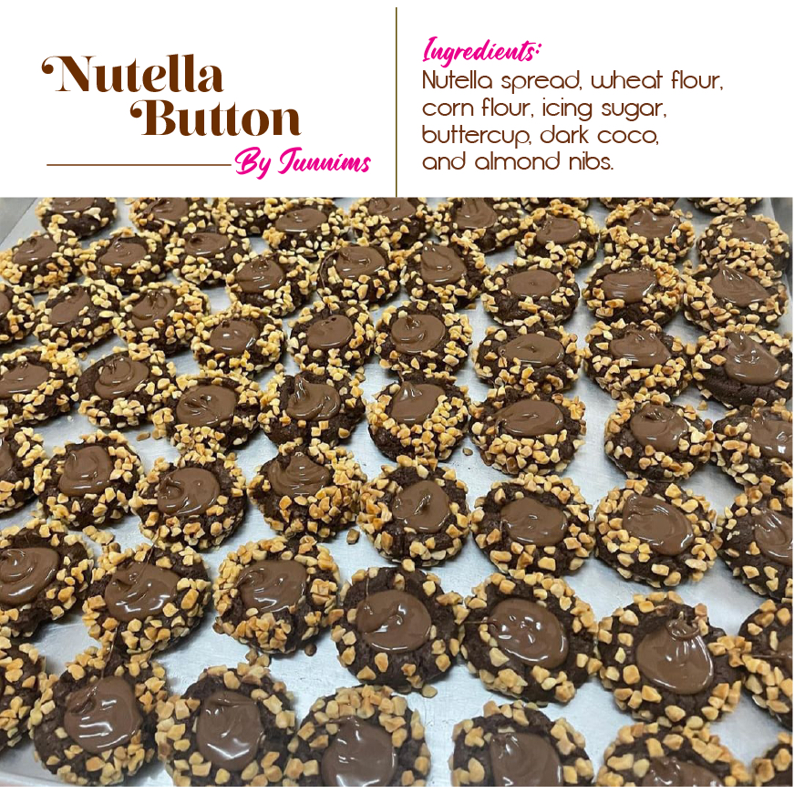 Nutella Button Cookies Crunchy | Shopee Malaysia