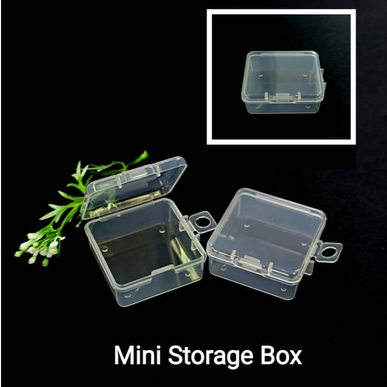 Kotak Plastic/ Plastic Storage/ Square Transparent Storage Box/ Small ...