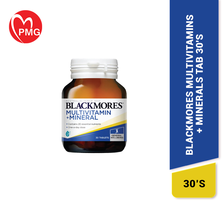 [PMG PHARMACY] Blackmores Multivitamins + Minerals Tab 30's / 60's ...