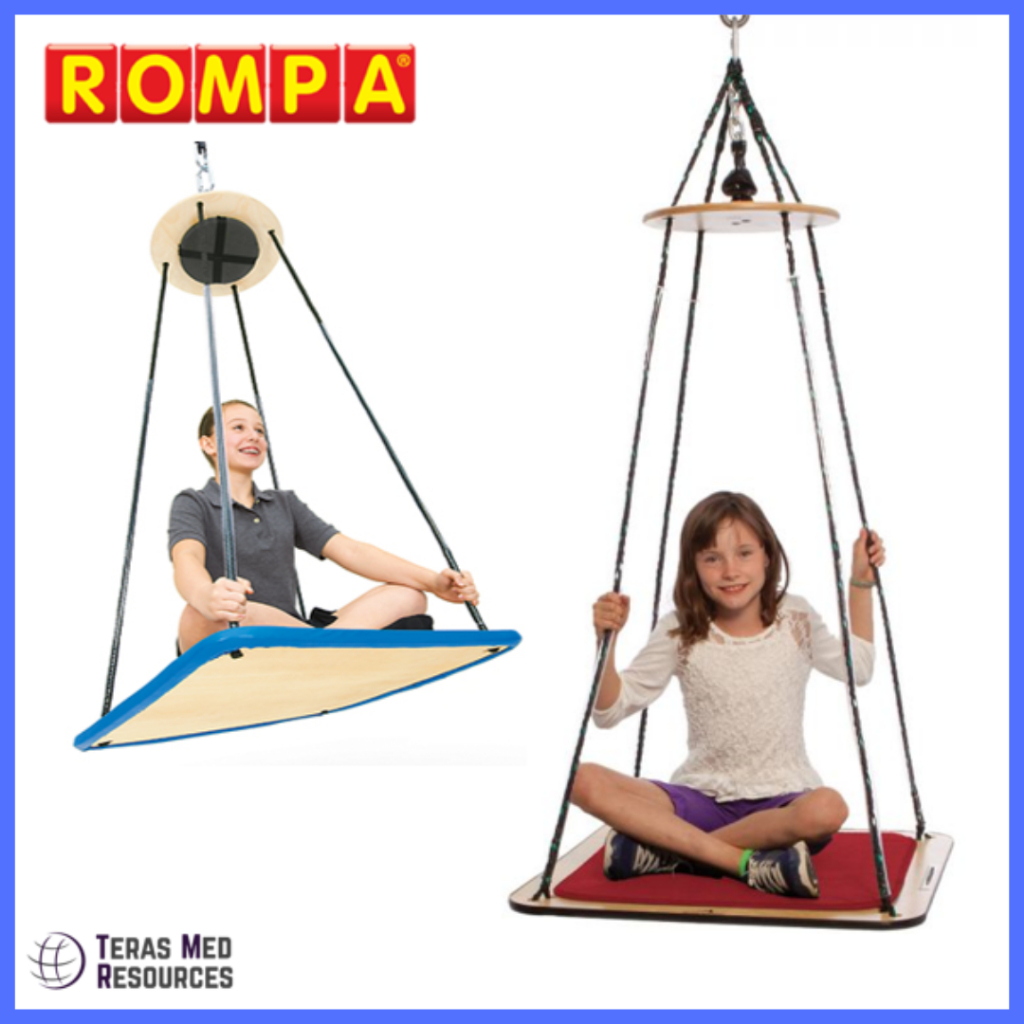 Square Platform Sensory Swing, Vestibular Integration Therapy Tool for ...