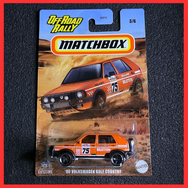 Matchbox 90 Volkswagen Golf Country 2024 Rally Car Collections Series ...