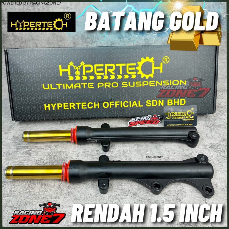 ORIGINAL HYPERTECH FORK 1.5 inch Lower X-Pro Gold/ Cutting STD LC135 4S ...
