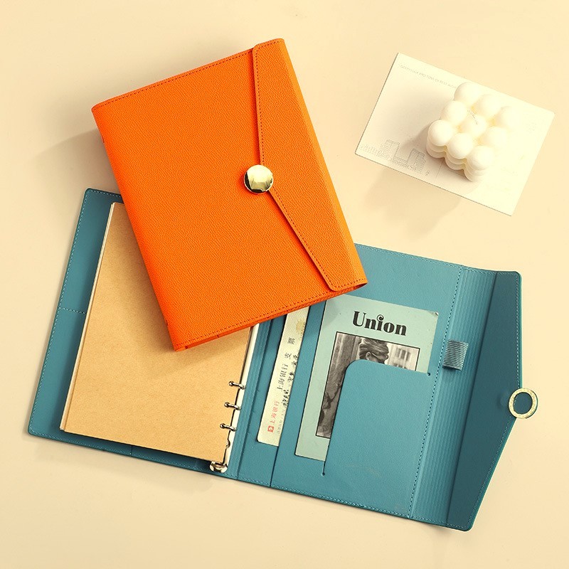 2025 Diary Planner A5 PU Organizer 6 O Ring Binder Loose Leaf Monthly ...