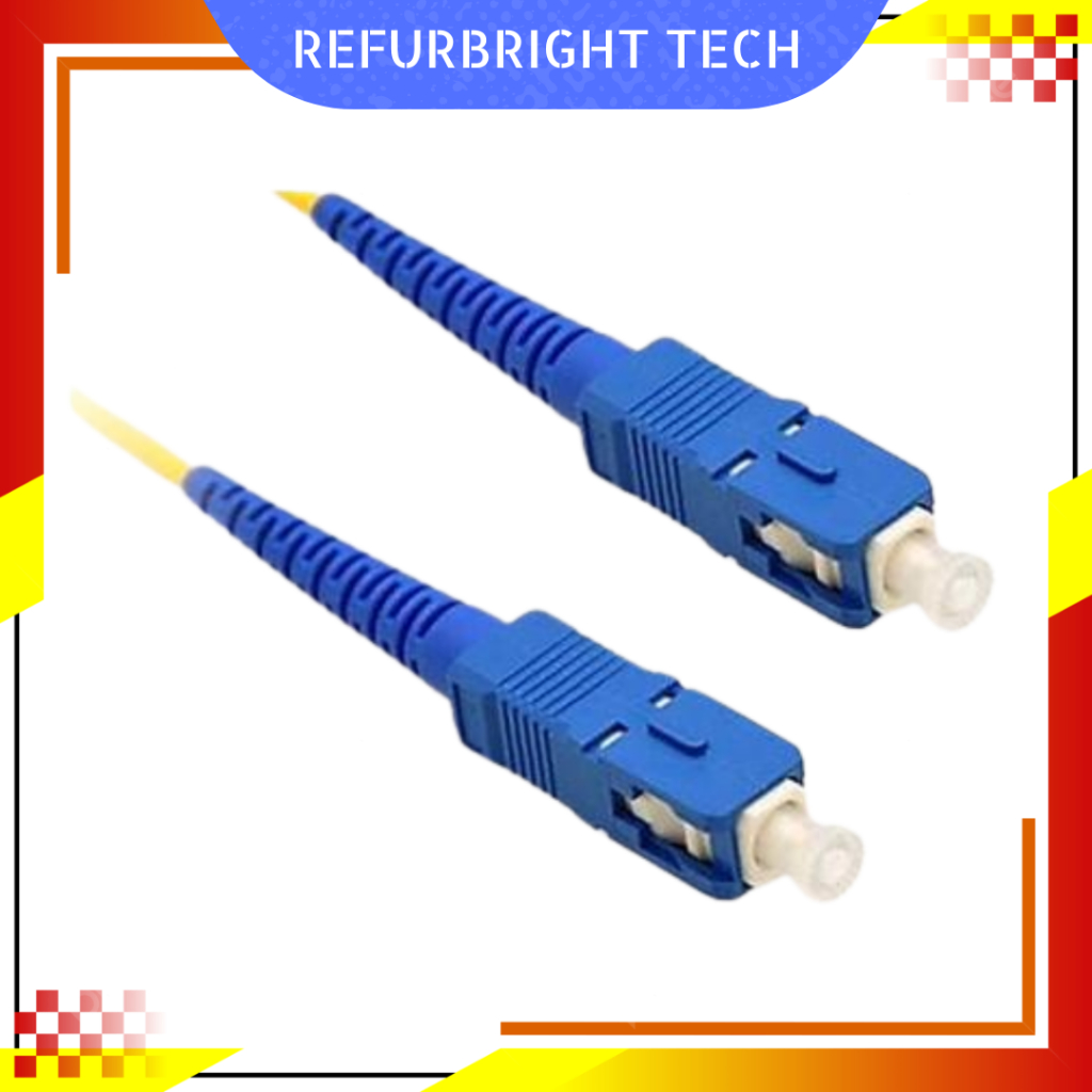 Fiber Optic - Single Mode - Single Core ( SC Connector Type) | Shopee ...
