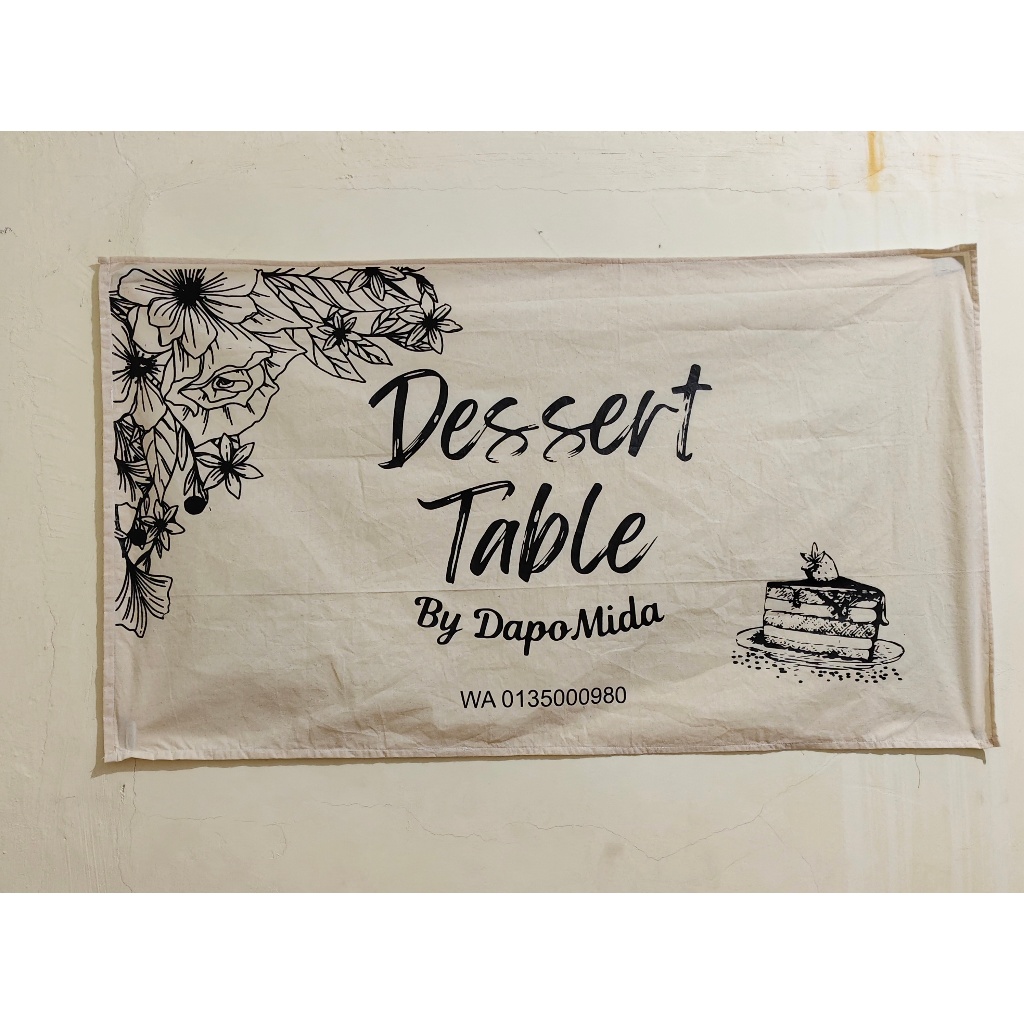 KAIN RENTANG KLASIK ll OLD SCHOLL BANNER (vinyl) | Shopee Malaysia