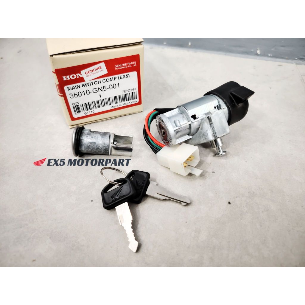 MAIN KEY SWITCH SET HONDA EX5, EX5 DREAM, EX5 HIGH POWER MADE IN ...