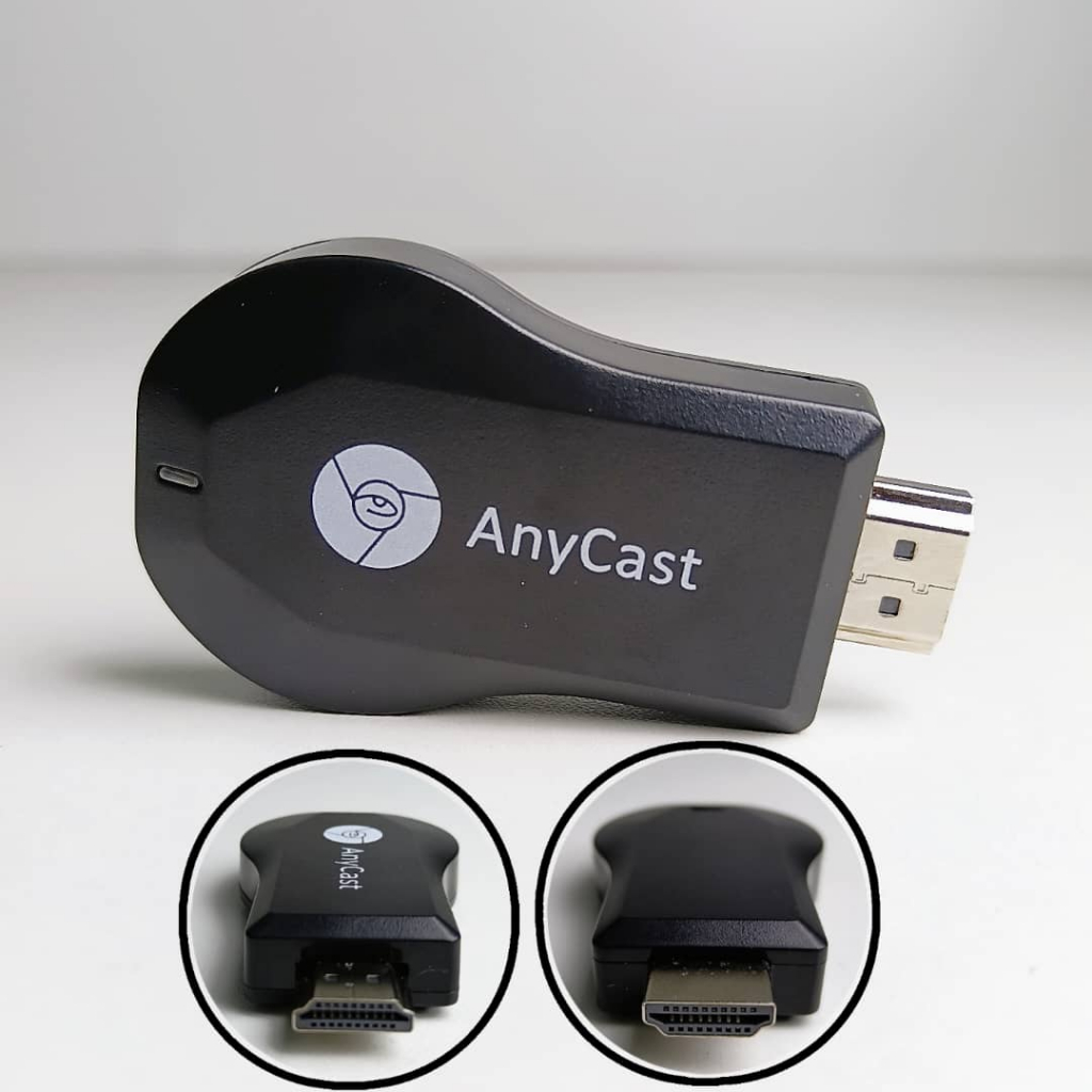 anycast tv M9 PLUS TV STICK WIFI TANPA WAYAR mirror screen syn phone ...