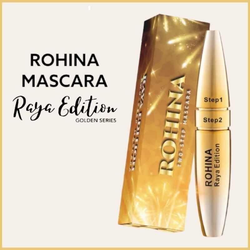 🌸ROHINA TWO STEP MASCARA EDITION 2020 17g /0.6oz🌸PACK BARU RAYA EDITION ...