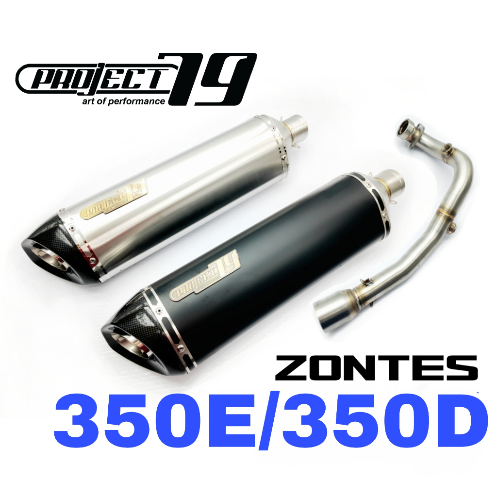 Project79 Exhaust ZONTES 350E Ekzos Slip On Tabung Long Muffler ...