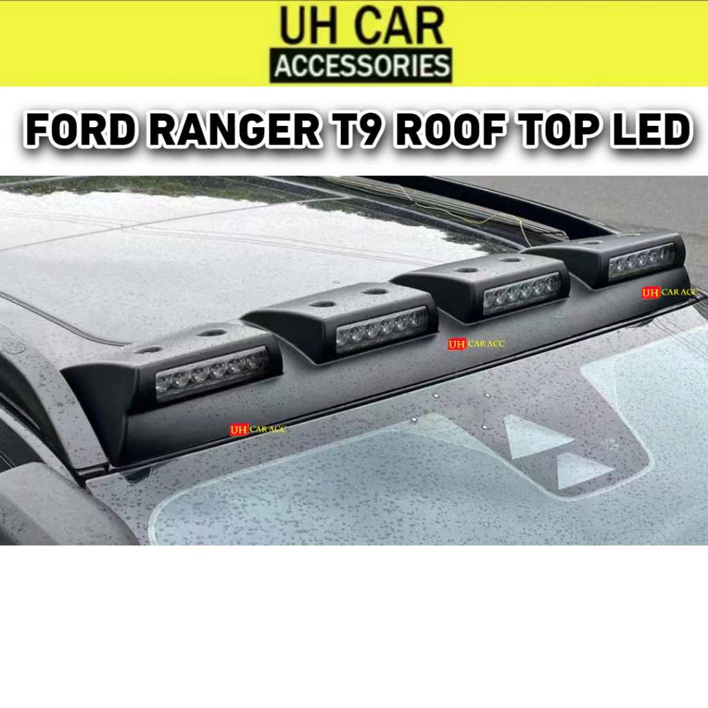 FORD RANGER T9 2022 2023 2024 ROOF TOP 4 LED LIGHT LAMP LIGHTS DRL WITH ...