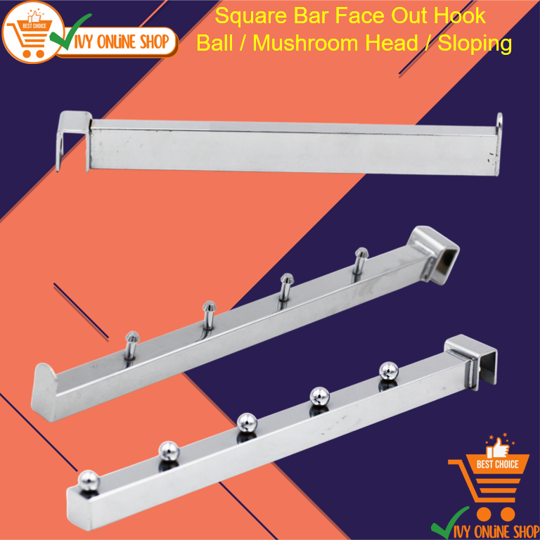 Square Bar Hook Accessories S Waterfall Faceout Hook | Shopee Malaysia