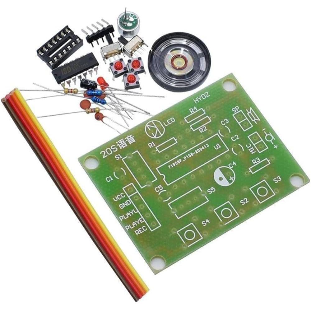 DIY Kit : Arduino Voice Record Sound Module ISD1820 with Speaker ...