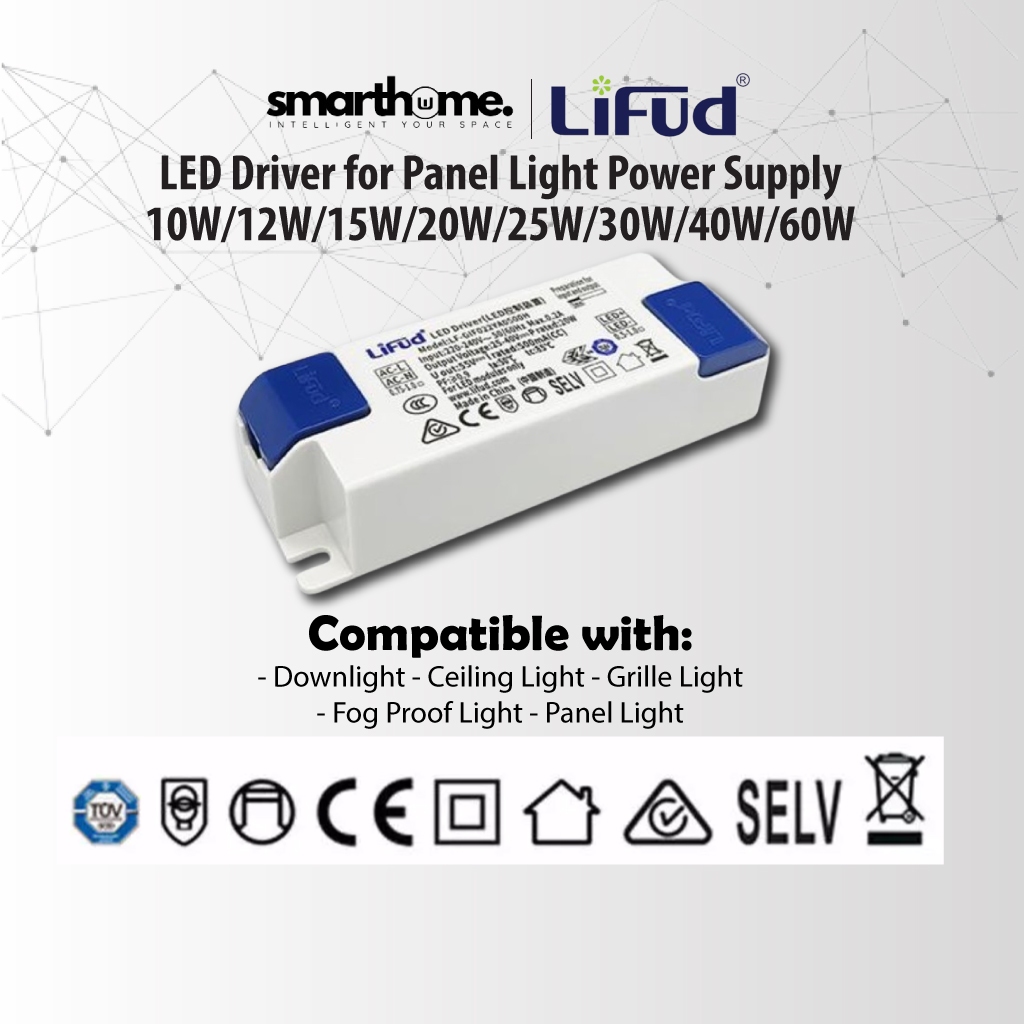 LIFUD DRIVER LED Driver for Panel Light Power Supply 250mA/300mA/350mA/500mA/600mA/750mA/1000mA ...