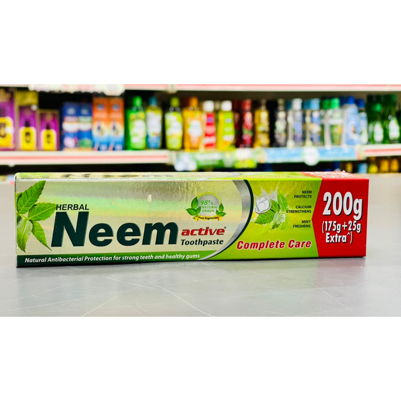 HERBAL NEEM ACTIVE TOOTHPASTE COMPLETE CARE /UBAT GIGI 200G | Shopee ...