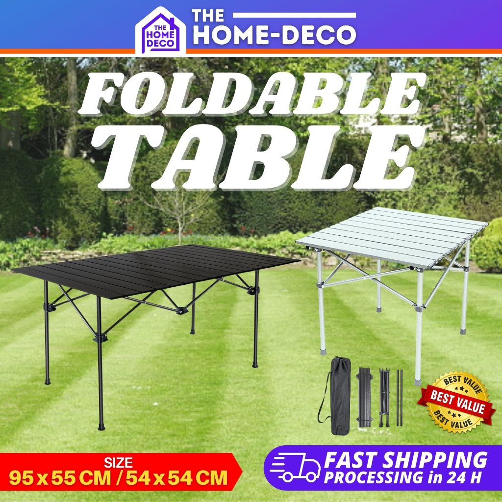 HY-8093 / HY-8094 Foldable Table Camping Outdoor Table Meja Picnic ...