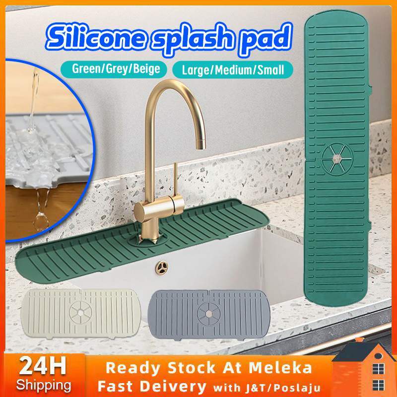 Kitchen Silicone Faucet Pad Kitchen Sink Protection Pad Reusable Drying ...