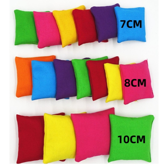 🇲🇾 Eco-Friendly Sandbags Square Bean Bag Kids Fun Activities Weather ...