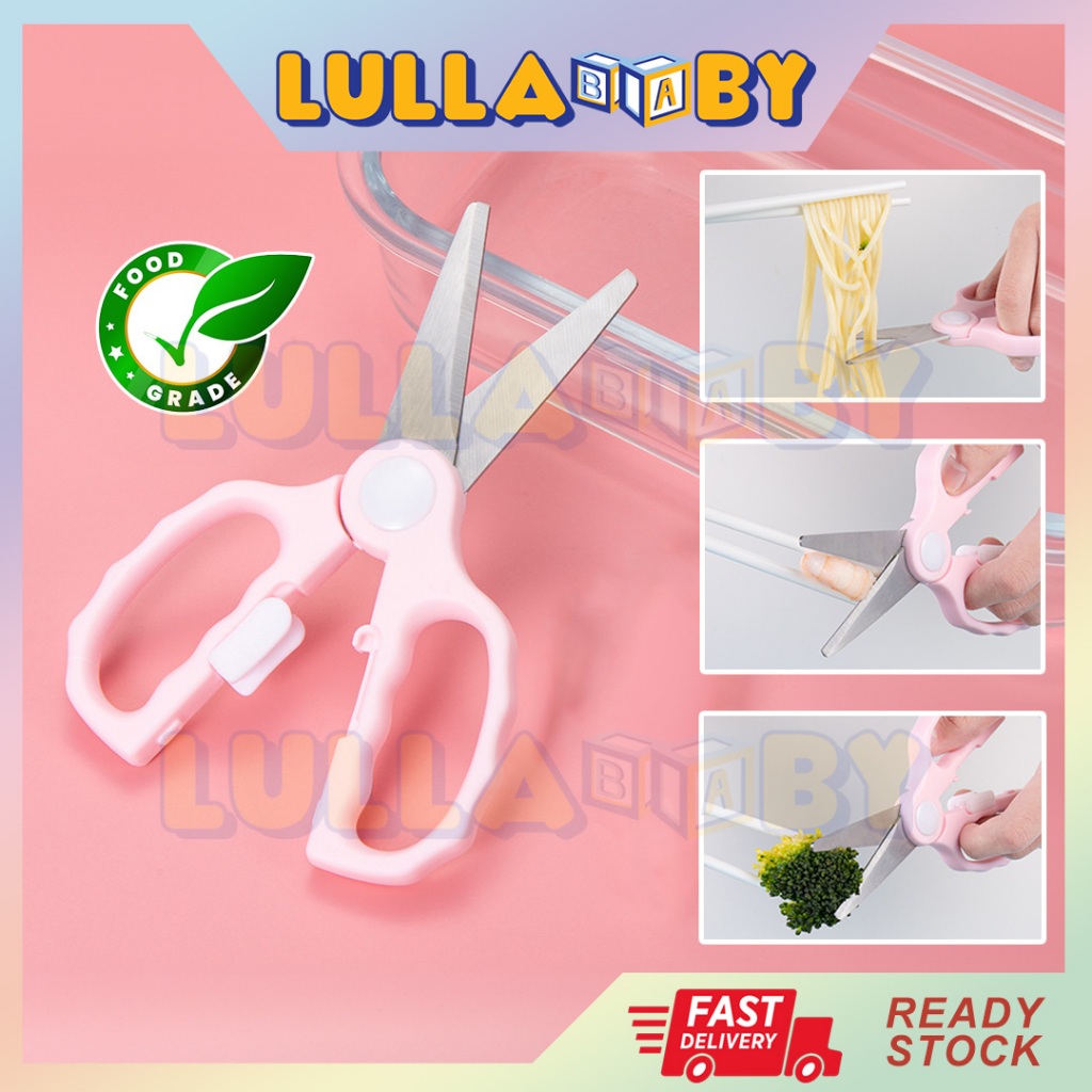 🔥READY STOCK🔥Multipurpose Baby Food Scissors With Case & Cover Baby ...