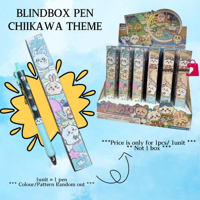 Blindbox Pen Sanrio Capybara Chiikawa Pokemon Pony theme birthday gift ...