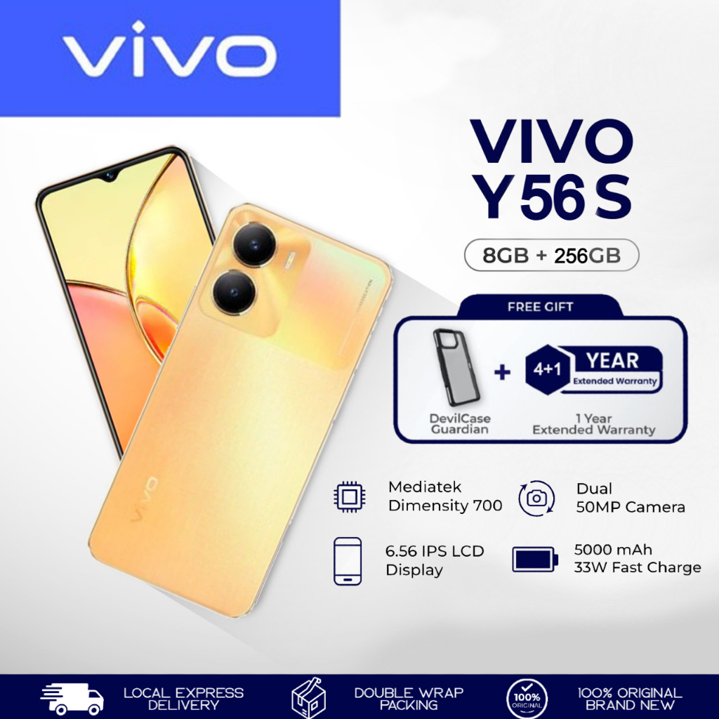 Vivo Y56 (8GB RAM + 256GB ROM) With Full Set 6.56 Inch Original ...