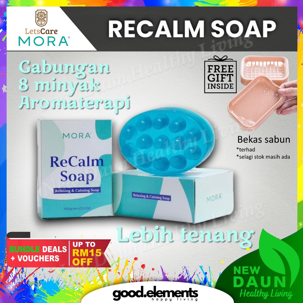 MORA RECALM SOAP Sabun unik aromaterapi ketenangan anak tantrum ...