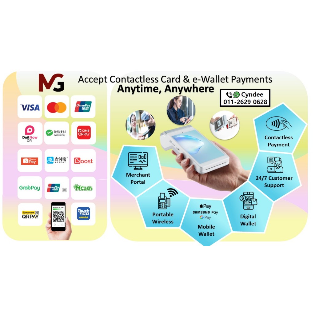 The Complete Payment Solution: All-In-One Wireless Visa/Mastercard & e-Wallets Digital Payment ...