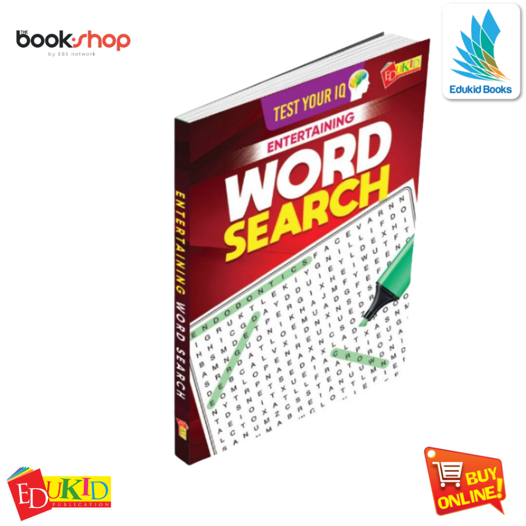 Word Search - Test Your IQ Entertaining Word Search - Buku Cari Kata ...