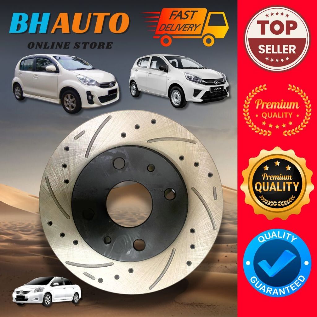 Perodua Myvi Lagi Best Axia Bezza NCP93 Vios Disc Rotor Sport with ...