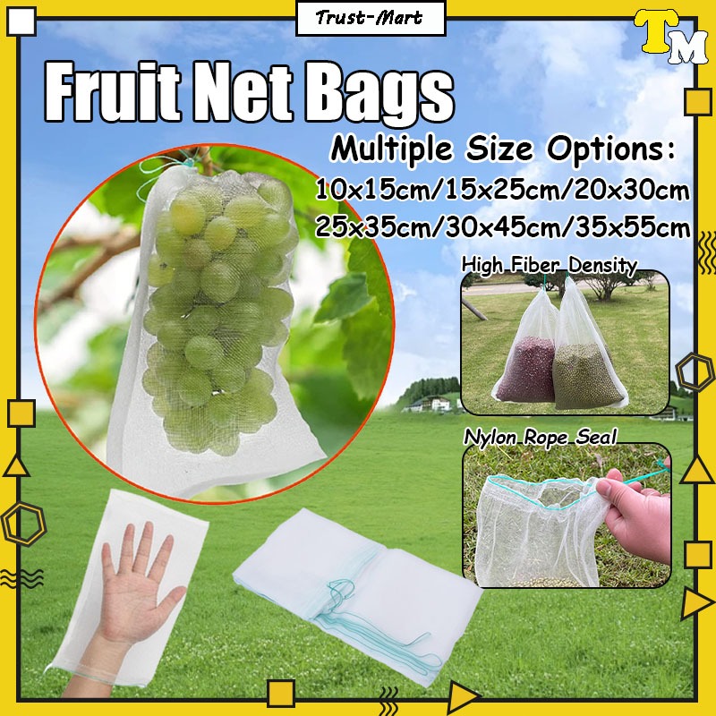 Fruit Vegetable Net Bag Reusable Storage Bag Reusable Anti Pest Bird ...