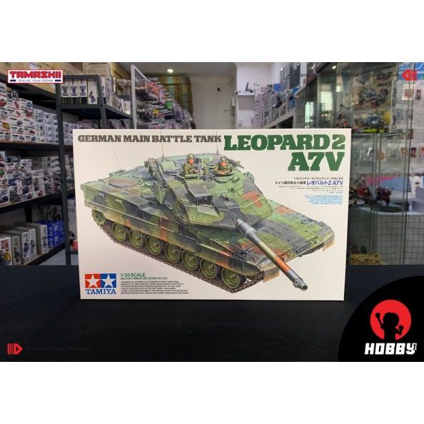 Tamiya German Federal Army Main Battle Tank Leopard 2 A7V (SCALE 1/35 ...