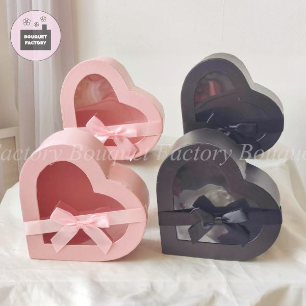 Love Box Love Shaped Gift Box Heart Shape Kotak Hadiah Kotak Bunga ...