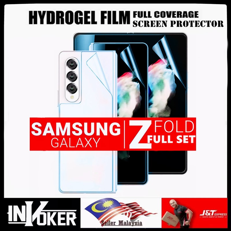 Full Set Blue Ray Hydrogel Screen Protector For Samsung Galaxy Z Fold 7 ...