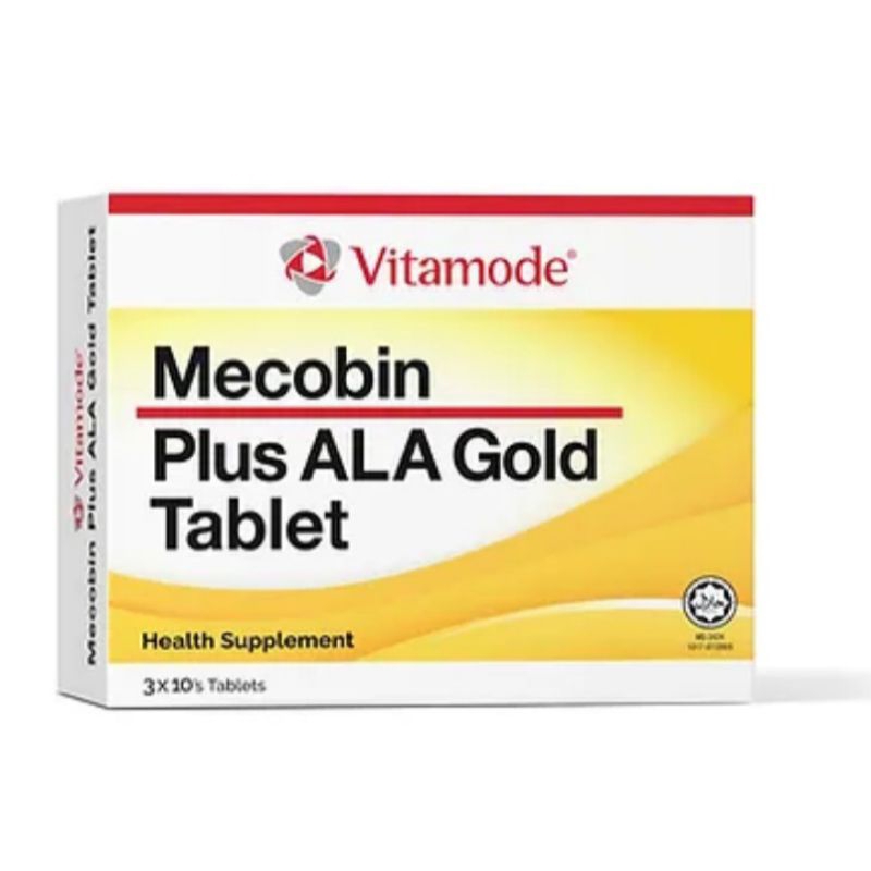 Vitamode Mecobin Plus AHA Gold Tablet 3X10's (Exp: 09/ 2025) | Shopee ...