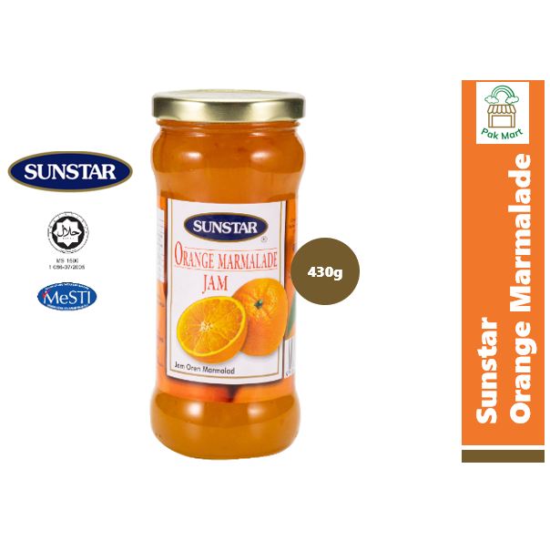 (Halal) Sunstar Orange Marmalade Jam / Jem Oren (430g) | Shopee Malaysia