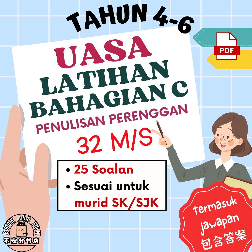 (PDF) UASA LATIHAN BAHAGIAN C Penulisan Perenggan Tahun 4-6 Penulisan ...