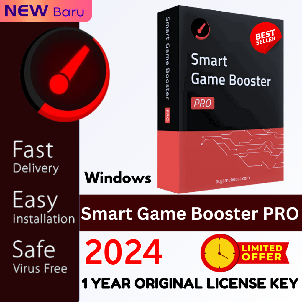 Smart Game Booster PRO 2024 (1 Years License Key) Original License key | Shopee Malaysia