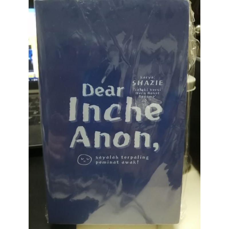 DEAR INCHE ANON - SHAZIE KAMARUZAMAN (baru) | Shopee Malaysia