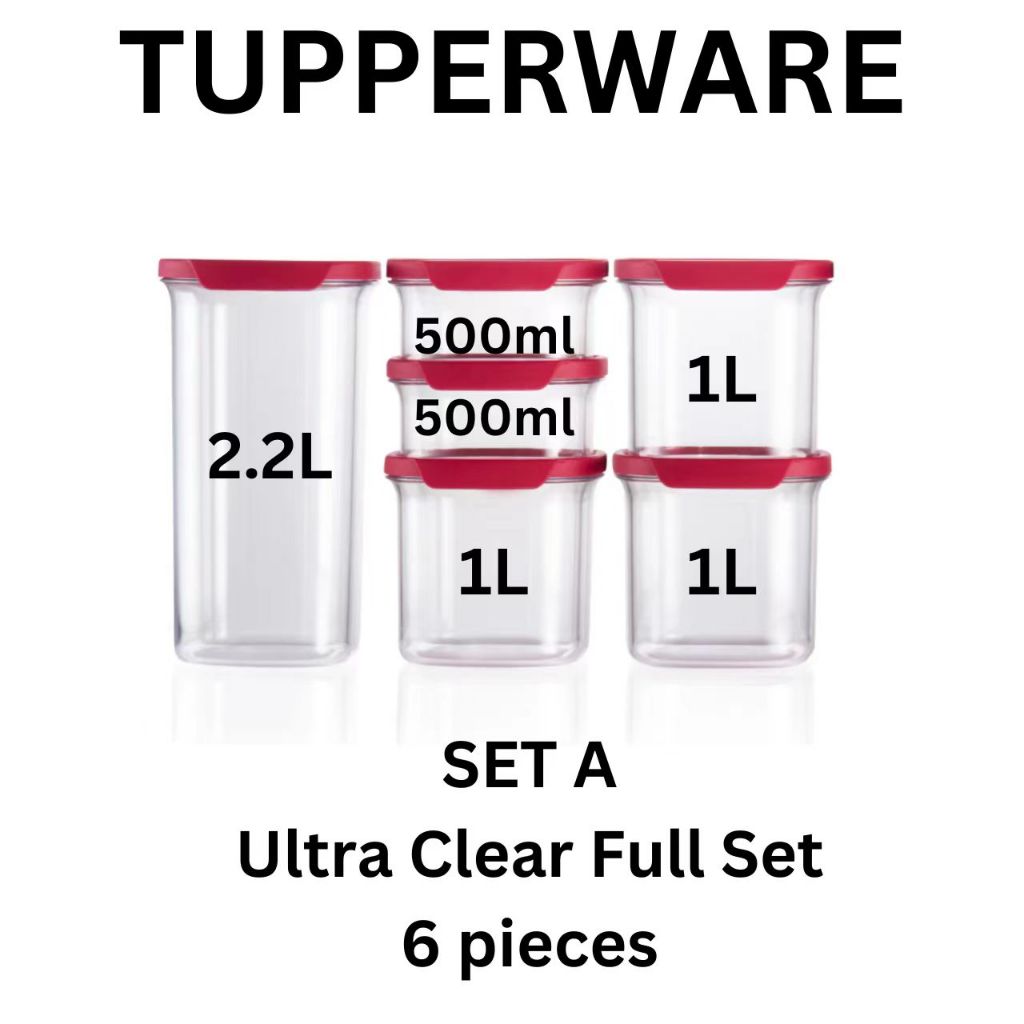 Tupperware Ultra clear set #tupperware #Ultra #Clear #Containers # ...