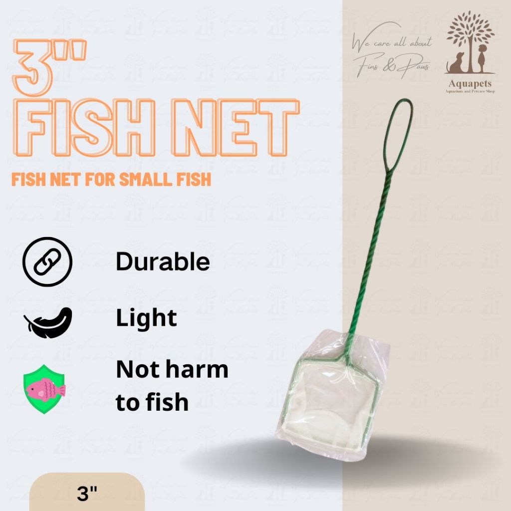 Aquarium Fish Net / Sauk Ikan / Aquarium Net / White Fish Net / Small ...