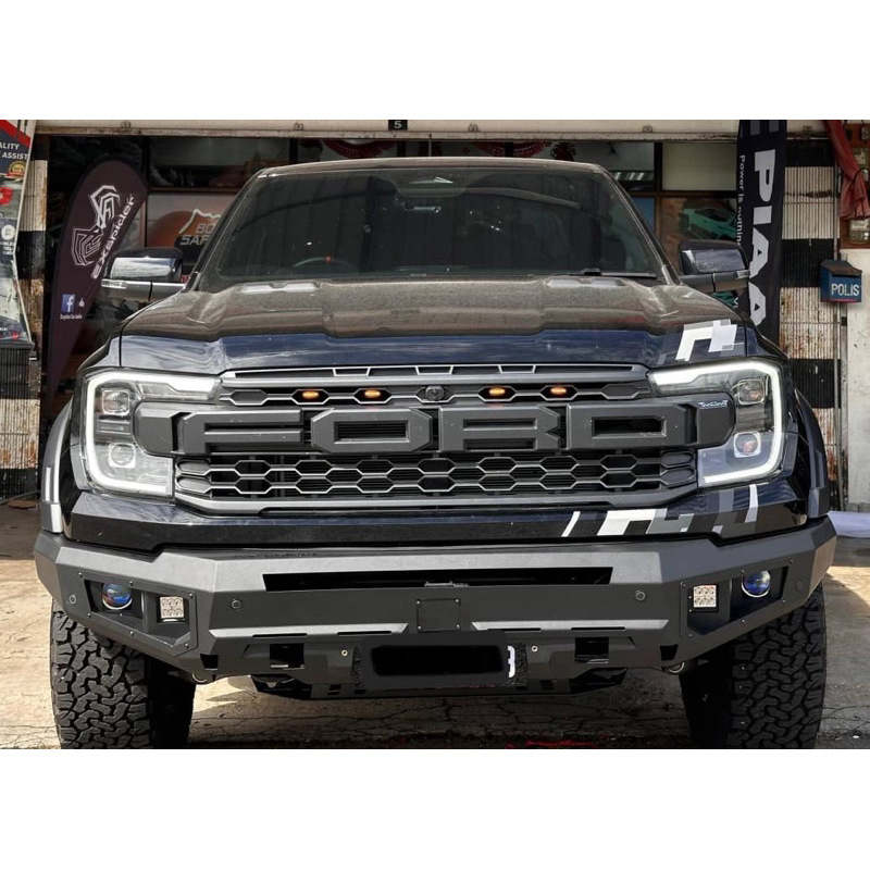 EXSPIDER Ford ranger T9 RAPTOR front bumper aluminium kangaroo bull bar ...