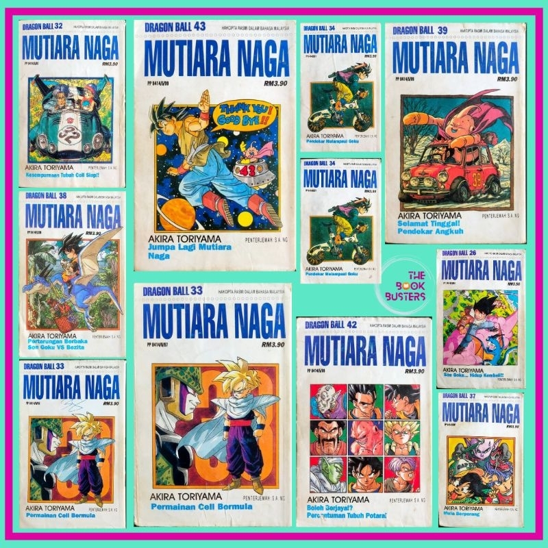 Preloved Komik Manga Mutiara Naga Dragon Ball Karya Akira Toriyama Comic House Shopee Malaysia 