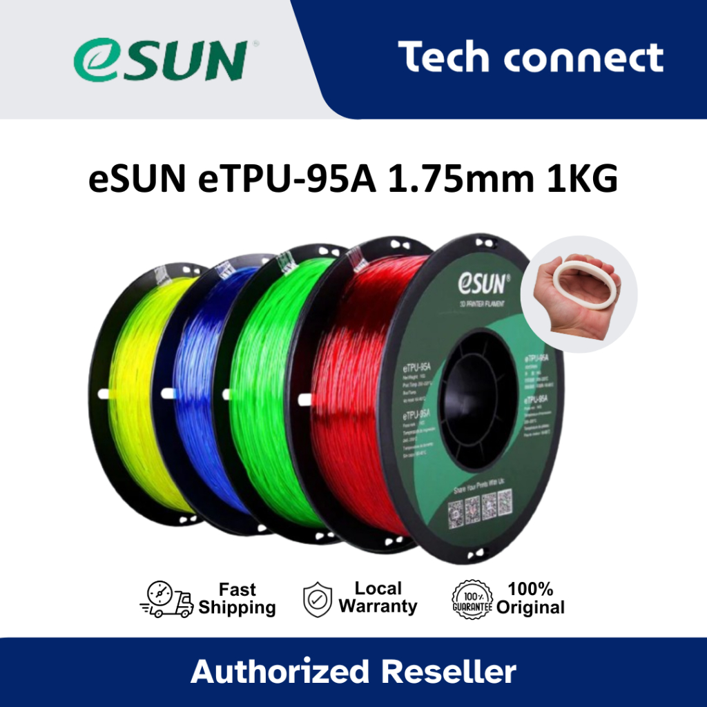 eSUN eTPU-95A 1.75mm 1Kg 3D Printing Filament/ Flexible Filament ...