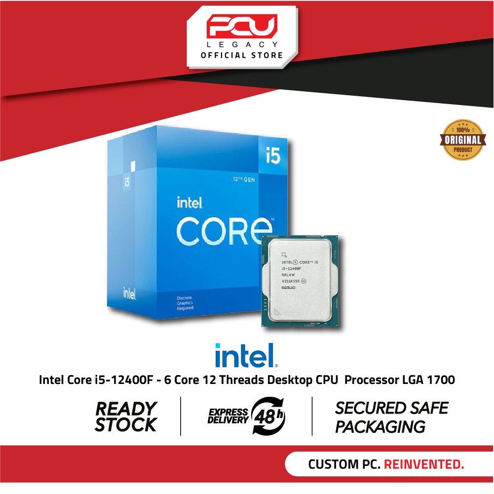 INTEL CORE I5-12400F LGA1700 PROCESSOR (3 YEARS WARRANTY) | Shopee Malaysia